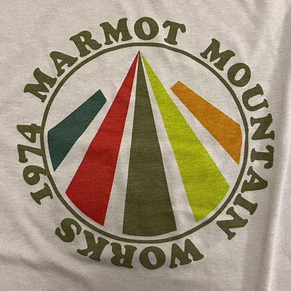 Marmot | Shirts | Marmot Logo Graphictee | Poshmark